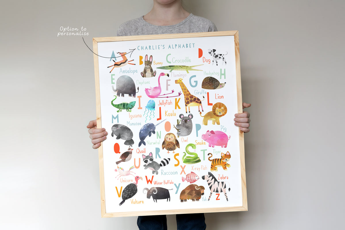 Animal Alphabet Print – Little Doodle