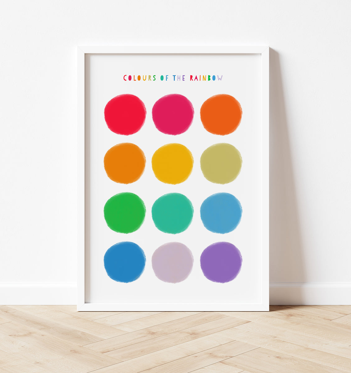 Colours Poster - Bright – Little Doodle